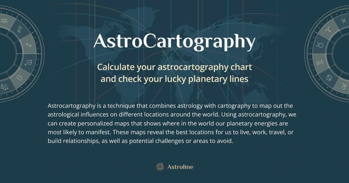 Free Astrocartography Chart & Calculator