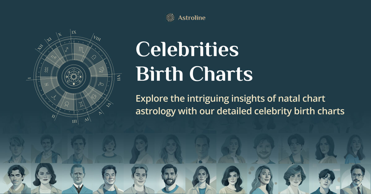 Astrology Celebrities Birth Charts | Famous People Natal Charts